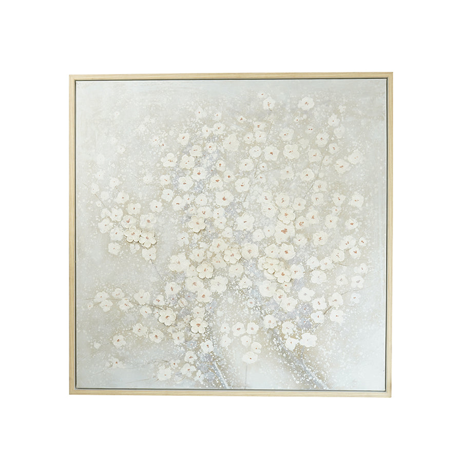 Buy Handpainted blue coral wall panel | Home Furnishing – Celeste Home ...