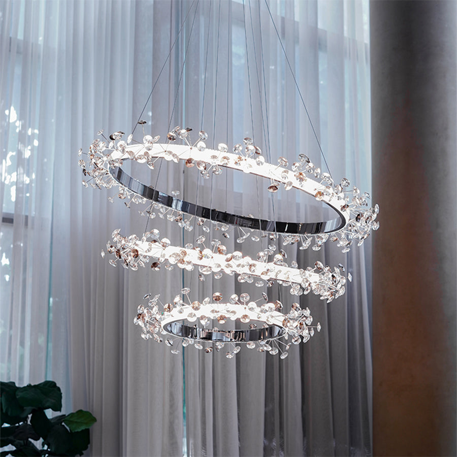 Shop Crystal Checks Chandelier Online | Home Furnishing – Celeste Home Fashion